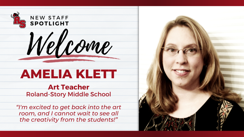 Staff Spotlight: Amelia Klett | Roland-Story Community School District